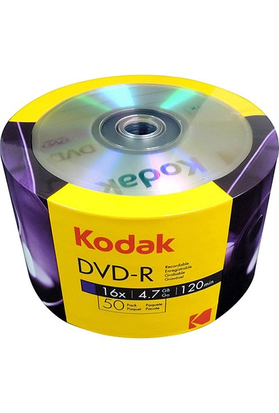Kodak DVD DVD-R 16x 4.7GB 50'li