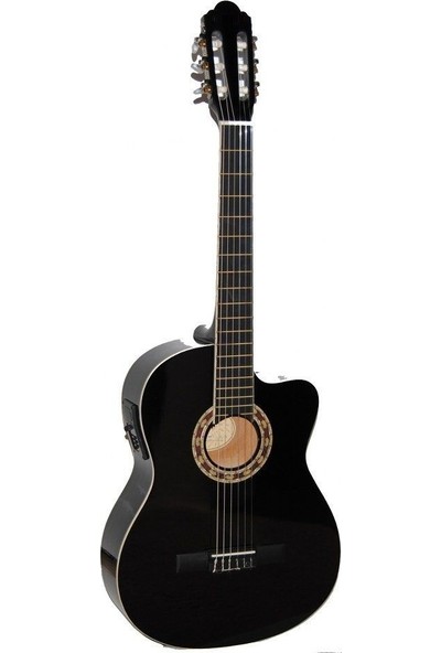 Carissa CG-160CE BK Elektro Klasik Gitar - Siyah