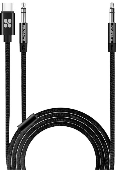 Promate Auxlink-Cm Type-C to AUX Ses Kulaklık Stereo Çıkışına Dönüştüren Adaptör