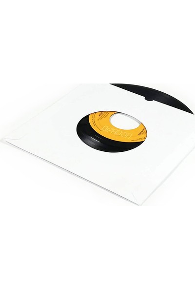 Çıtırtılı Sesler Plak Zarfı 45'lik - 20 Adet - Beyaz Çıtırtılı Sesler Plak Zarfı 45'lik - 20 Adet - Beyaz