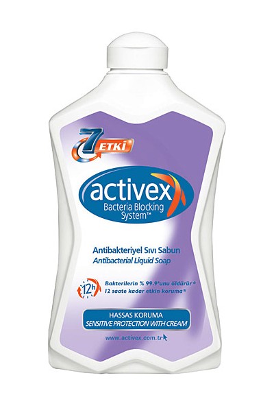 Activex Antibakteriyel Sıvı Sabun Hassas 1000 ml Activex Antibakteriyel Sıvı Sabun Hassas 1000 ml
