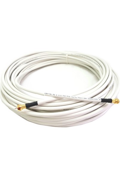 Kutsan Tv Uydu Anten Kablosu Rg6 U4 4K F Konnektörlü - 25m Kutsan Tv Uydu Anten Kablosu Rg6 U4 4K F Konnektörlü - 25m