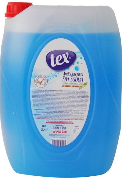 Tex Antibakteriyel Sıvı El Sabunu 5 lt Tex Antibakteriyel Sıvı El Sabunu 5 lt