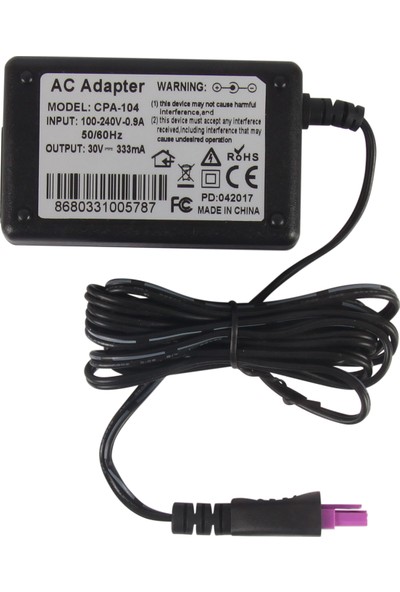 Compaxe CPA-104 10W 30V 333MA 2 Pin Hp Yazıcı Adaptörü Compaxe CPA-104 10W 30V 333MA 2 Pin Hp Yazıcı Adaptörü