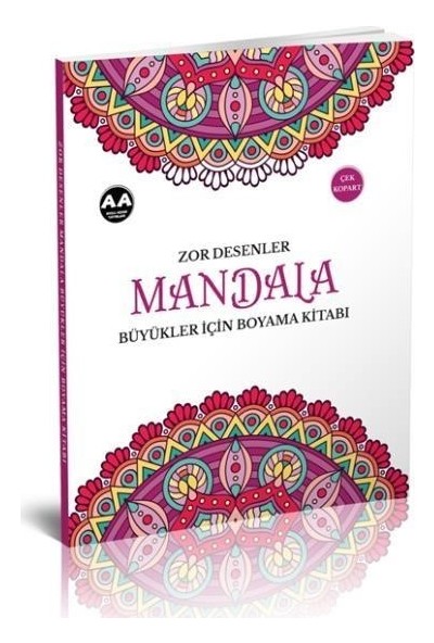 Mandala Zor Desenler Büyükler İçin Boyama Kitabı Mandala Zor Desenler Büyükler İçin Boyama Kitabı
