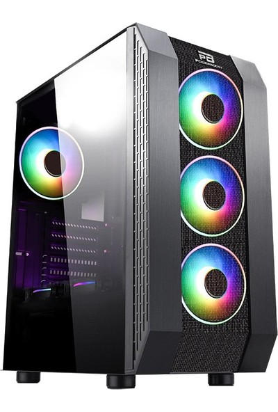 Power Boost VK-P3305B 500W USB 3.0 ATX Mesh Fixed Led Fan Siyah Bilgisayar Kasası (JBST-VKP3305B) Power Boost VK-P3305B 500W USB 3.0 ATX Mesh Fixed Led Fan Siyah Bilgisayar Kasası (JBST-VKP3305B)