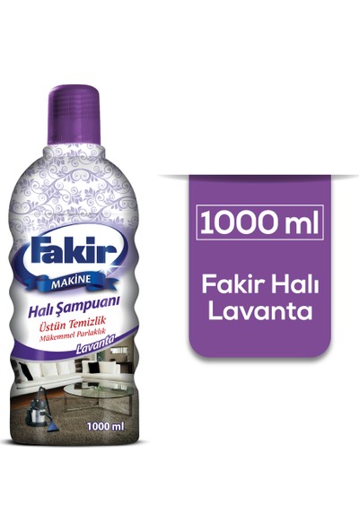 Fakir Halı Şampuanı Matik Lavanta 1000 ml Fakir Halı Şampuanı Matik Lavanta 1000 ml