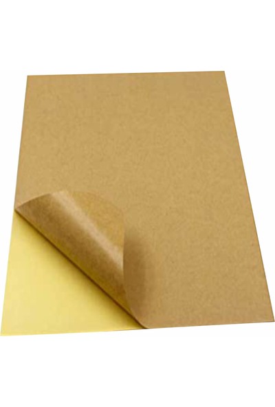 Smart Label Kraft Etiket A4 100 Tabaka Smart Label Kraft Etiket A4 100 Tabaka