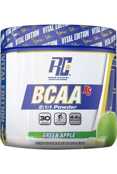 Ronnie Coleman Signature Series Bcaa Xs 2:1:1 Powder 183 gr Yeşil Elma Ronnie Coleman Signature Series Bcaa Xs 2:1:1 Powder 183 gr Yeşil Elma