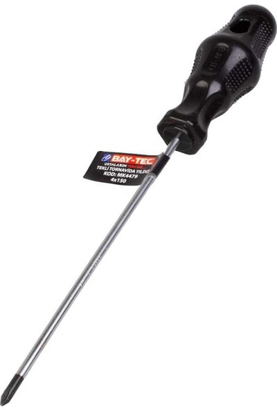 Bay-Tec Yıldız Tornavida 4 x 150 mm 12'li