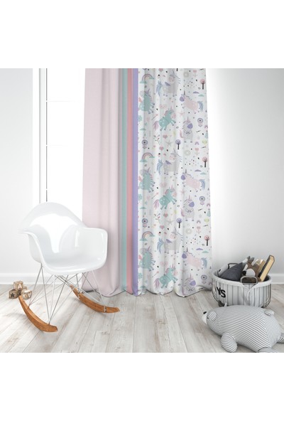 Yoyko Unicorn Fon Perde Yoyko Unicorn Fon Perde