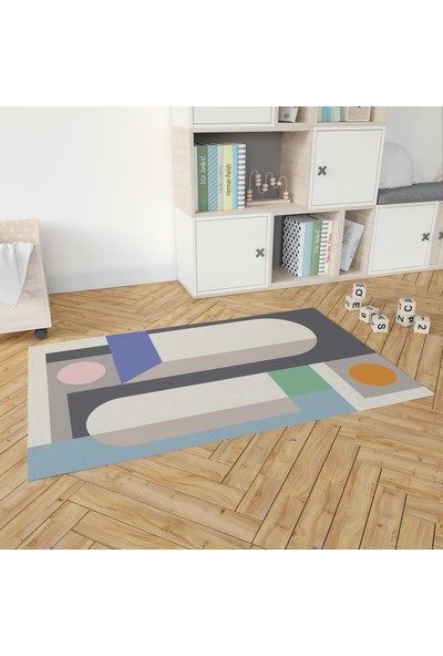 Yoyko Geometrik Çocuk Odası Halısı Yoyko Geometrik Çocuk Odası Halısı
