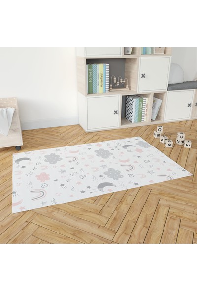 Yoyko Minimal Gökyüzü Çocuk Odası Halısı