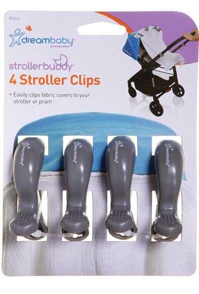 Dreambaby Bebek Arabası & Puset Gölgelik Mandalı 4 Adet Gri