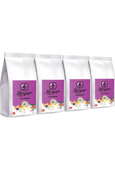 Bongardi Coffeecolombia Yöresel Filtre Kahve 4'lü 250 gr