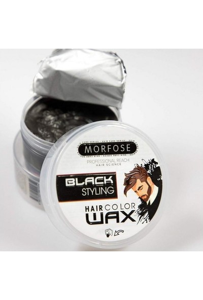 Morfose Hair Color Wax Black 100 ml Morfose Hair Color Wax Black 100 ml