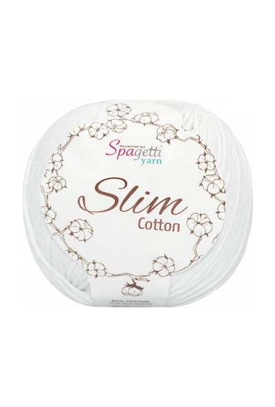 Spagettiyarn Beyaz Slim Cotton İp Spagettiyarn Beyaz Slim Cotton İp