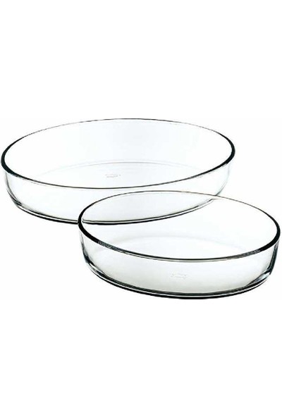 Paşabahçe 159033 2 Li Oval Borcam Seti - Borcam Fırın Tepsisi Paşabahçe 159033 2 Li Oval Borcam Seti - Borcam Fırın Tepsisi