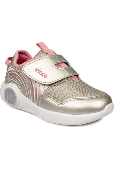 Vicco Jojo Işıklı Kız Bebe Gümüş Spor Ayakkabı