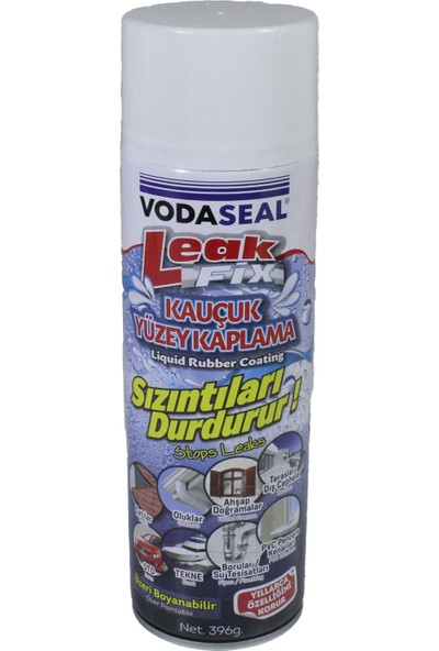 Vodaseal Su Geçirmez Sızdırmaz Sprey Kauçuk Kaplama Izolasyon Beyaz 396 gr