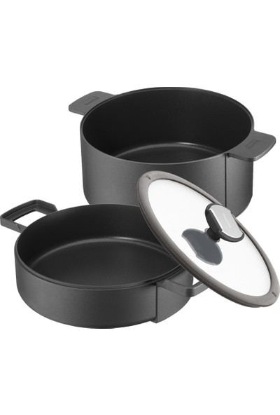 Berndes 035100 B.double Professionel 24 cm Tencere Seti