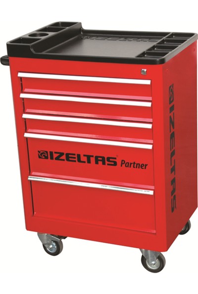 İzeltaş Partner Mobil Takım Dolabı 5 Çekmeceli Dolu 121 Parça İzeltaş Partner Mobil Takım Dolabı 5 Çekmeceli Dolu 121 Parça