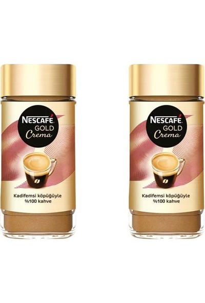 Nescafe Gold Crema 95 gr + 95 gr İkili Ürün