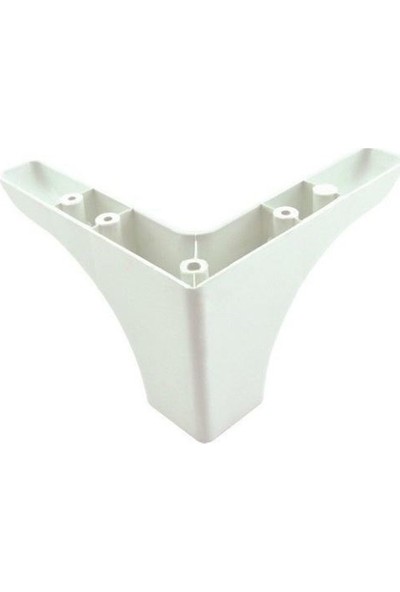 Makertr Plastik Kanepe Ayağı Beyaz 10 cm 4'lü Makertr Plastik Kanepe Ayağı Beyaz 10 cm 4'lü