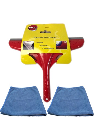 Gojo Cam Çekçek Küçük Boy + 2 Adet Mikrofiber Bez Gojo Cam Çekçek Küçük Boy + 2 Adet Mikrofiber Bez