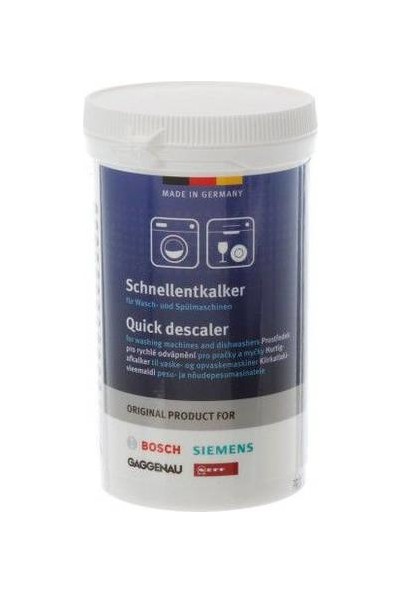 Bosch Çamaşır ve Bulaşık Makineleri Için Özel Kireç Çözücü 250 gr Toz Bosch Çamaşır ve Bulaşık Makineleri Için Özel Kireç Çözücü 250 gr Toz