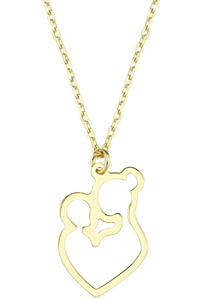 Altınbaş Altın Anne Çocuk Kolye