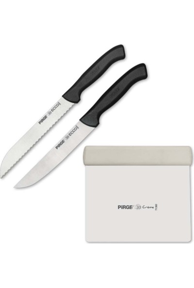 Pirge Ecco Ekmek Severler Bıçak Seti 3 Parça