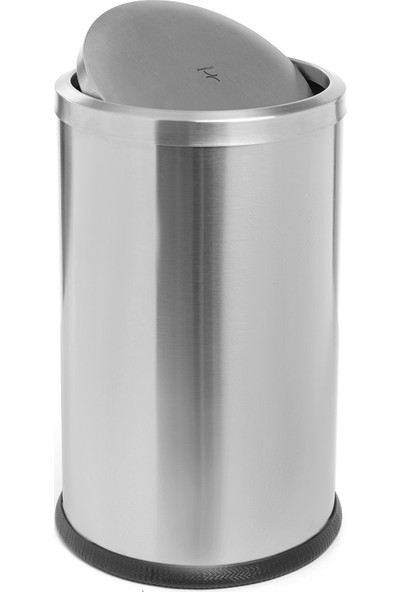 Primanova Vita Paslanmaz Çelik Çöp Kovası Döner Kapaklı 9 lt Primanova Vita Paslanmaz Çelik Çöp Kovası Döner Kapaklı 9 lt