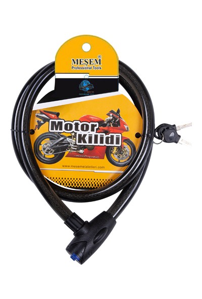 Meşem Motor Kilidi 150 cm Motosiklet Kilidi Motosiklet Kilidi