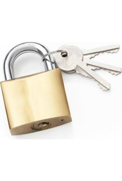 Tri-Moon Sarı Asma Kilit 20 mm Tri-Moon Sarı Asma Kilit 20 mm