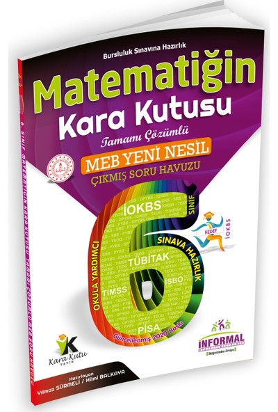 İnformal Yayınları Matematiğin Kara Kutusu 2020 6.Sınıf Tamamı Çözümlü Soru Bankası (Bursluluk Sınavlarına Hazırlık Kitabı) İnformal Yayınları Matematiğin Kara Kutusu 2020 6.Sınıf Tamamı Çözümlü Soru Bankası (Bursluluk Sınavlarına Hazırlık Kitabı)