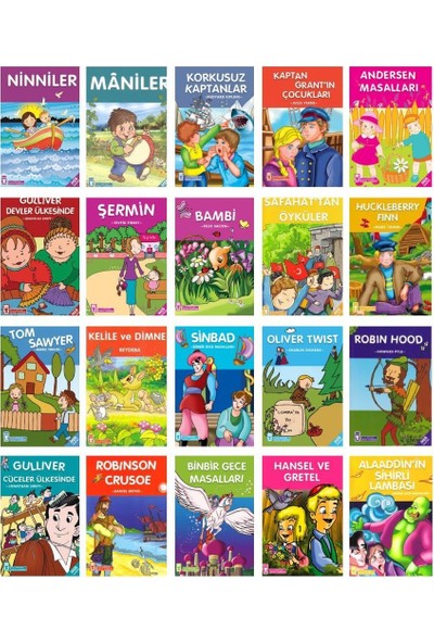 Timaş 2. Ve 3. Sınıflar İçin Çocuk Klasikleri Seti 20 Kitap Timaş 2. Ve 3. Sınıflar İçin Çocuk Klasikleri Seti 20 Kitap