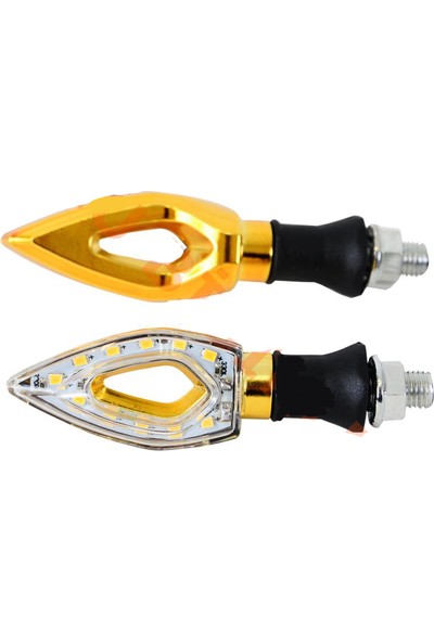 Motospartan Rt-072 Led Sinyal [Sarı Işık] [Takım] Sarı