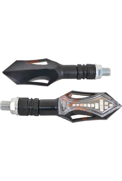 Motospartan Wkt-Tl-12 Sinyal Sarı Işık - Kayan Led Takım Motospartan Wkt-Tl-12 Sinyal Sarı Işık - Kayan Led Takım