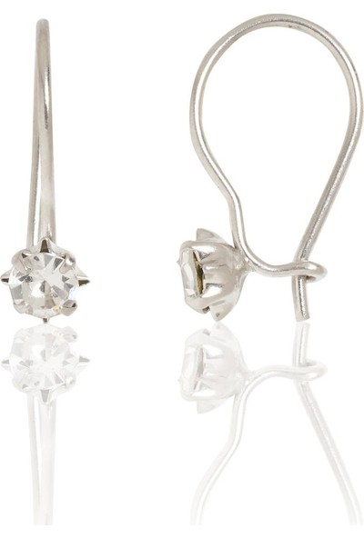 Ninova Silver Çengelli Model Gümüş Italyan Küpe