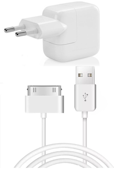 Daytona 15,5W Çiftli IPAD 1/2/3 Tablet Adaptörü+Kablo Daytona 15,5W Çiftli IPAD 1/2/3 Tablet Adaptörü+Kablo