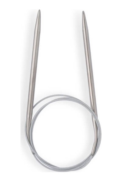 Sultan 3 Numara 100 cm Çelik Telli Misina Örgü Şişi