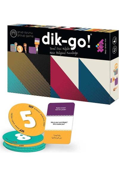 Zet Zeka Dik-Go (Dini Bilgiler) Dikkat, Zeka, Akıl, Mantık ve Strateji Oyunu 5 Yaş ve Üzeri Zet Zeka Dik-Go (Dini Bilgiler) Dikkat, Zeka, Akıl, Mantık ve Strateji Oyunu 5 Yaş ve Üzeri