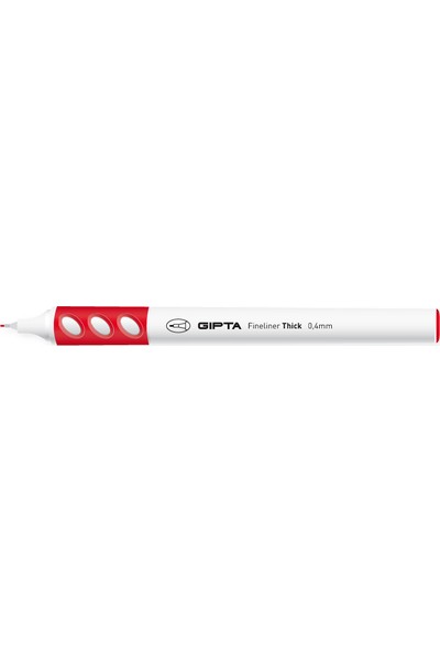 Gıpta Fineliner Thick Kalem 0.4 mm Kırmızı Gıpta Fineliner Thick Kalem 0.4 mm Kırmızı