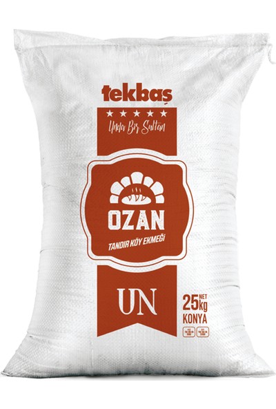 Tekbaş Un Tandır ve Köy Ekmeği Unu 25 kg Tekbaş Un Tandır ve Köy Ekmeği Unu 25 kg