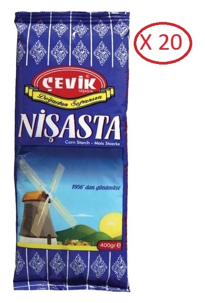 Çevik Nişasta 400 gr x 20'li Çevik Nişasta 400 gr x 20'li
