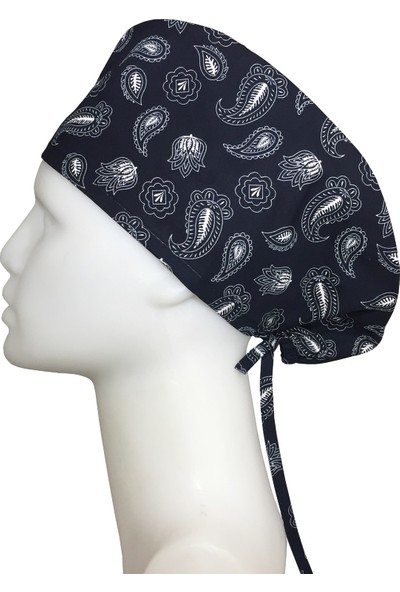 Nur Ortopedi Siyah Yaprak Desenli Doktor Hemşire Hastane Aşçı Cerrahi Bonesi Nur Ortopedi Siyah Yaprak Desenli Doktor Hemşire Hastane Aşçı Cerrahi Bonesi