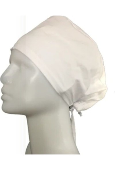 Nur Ortopedi Düz Beyaz Doktor Hemşire Hastane Aşçı Cerrahi Bonesi