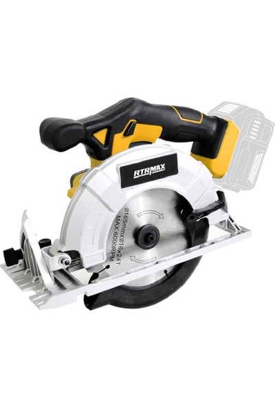 RTRMAX RTX1836B 18V 165 mm 2Ah Aküsüz Daire Testere