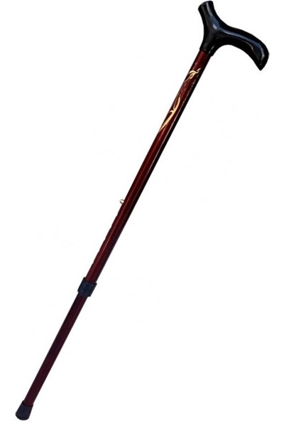 Bora Alüminyum Metal Ayarlı Asa Baston Bordo